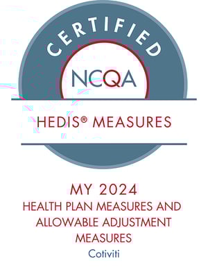 Cotiviti’s Quality Intelligence Earns NCQA Certified Measures Status for HEDIS® Measurement Year ...